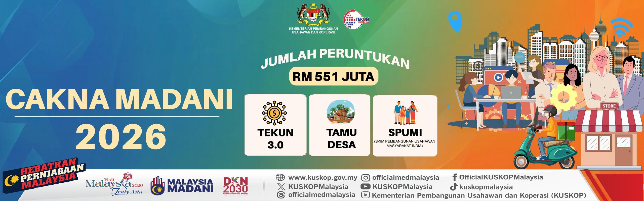KEMENTERIAN PEMBANGUNAN USAHAWAN DAN KOPERASI (KUSKOP)